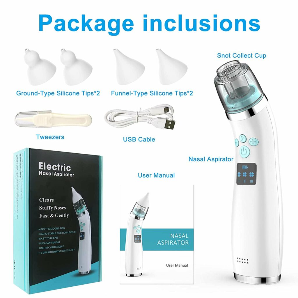 BooBoogs Electric Music Baby Nasal Aspirator - Automatic and Gentle ...