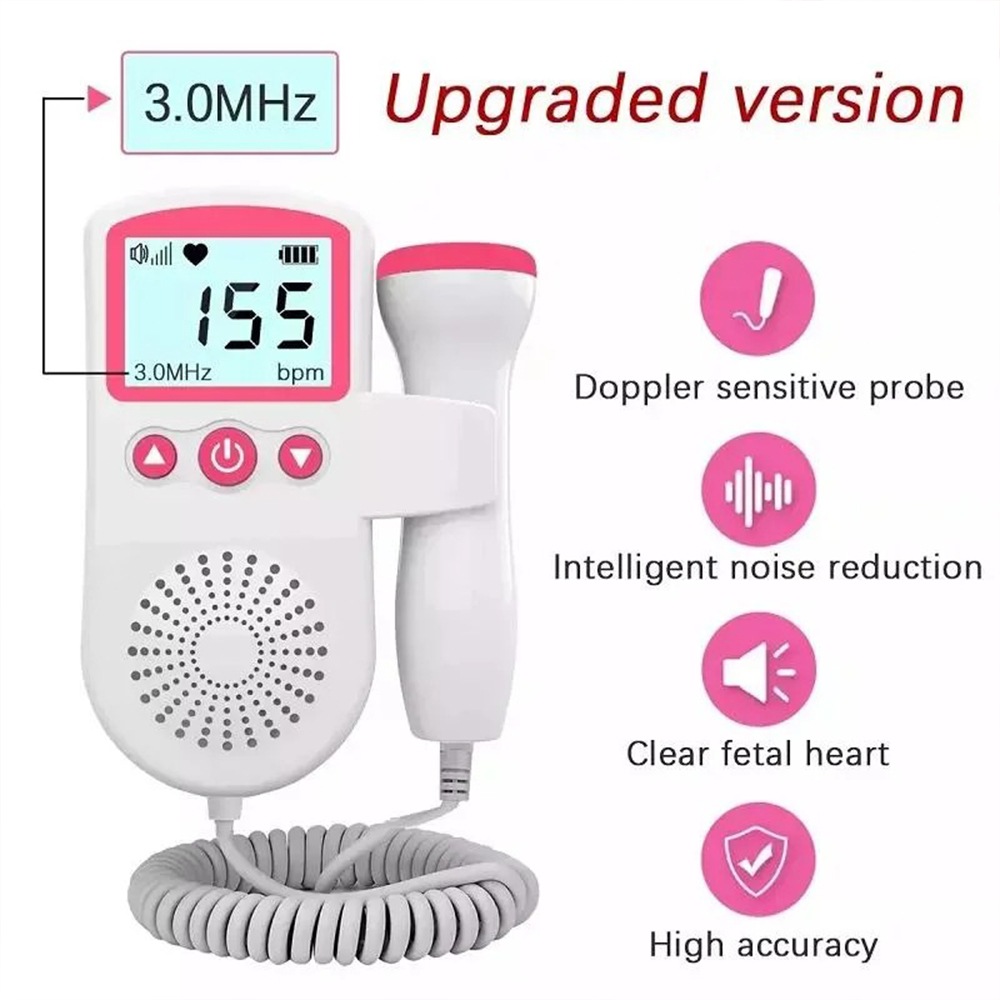 BlissBeat Fetal Doppler, Baby Heart Rate Monitor, Loved by Moms for ...