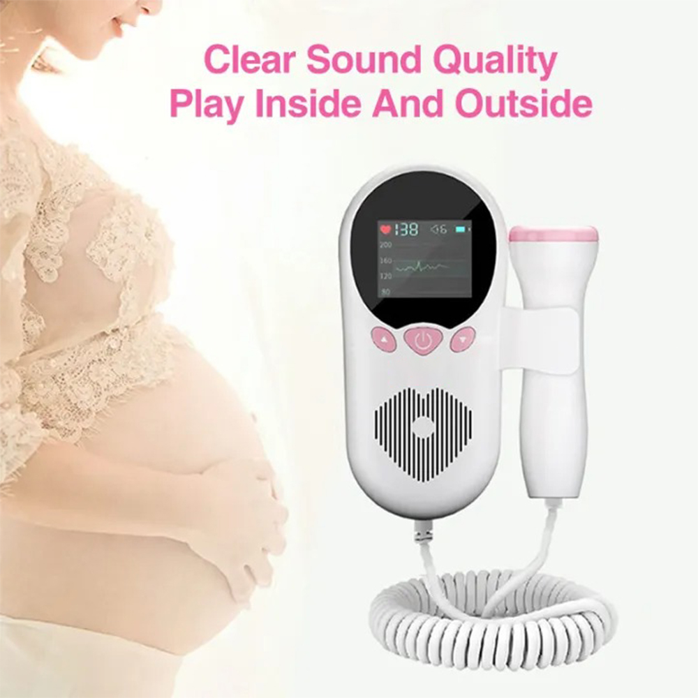 NeoPulse Fetal Doppler - Accurate Baby Heartbeat Monitor with Large LCD ...