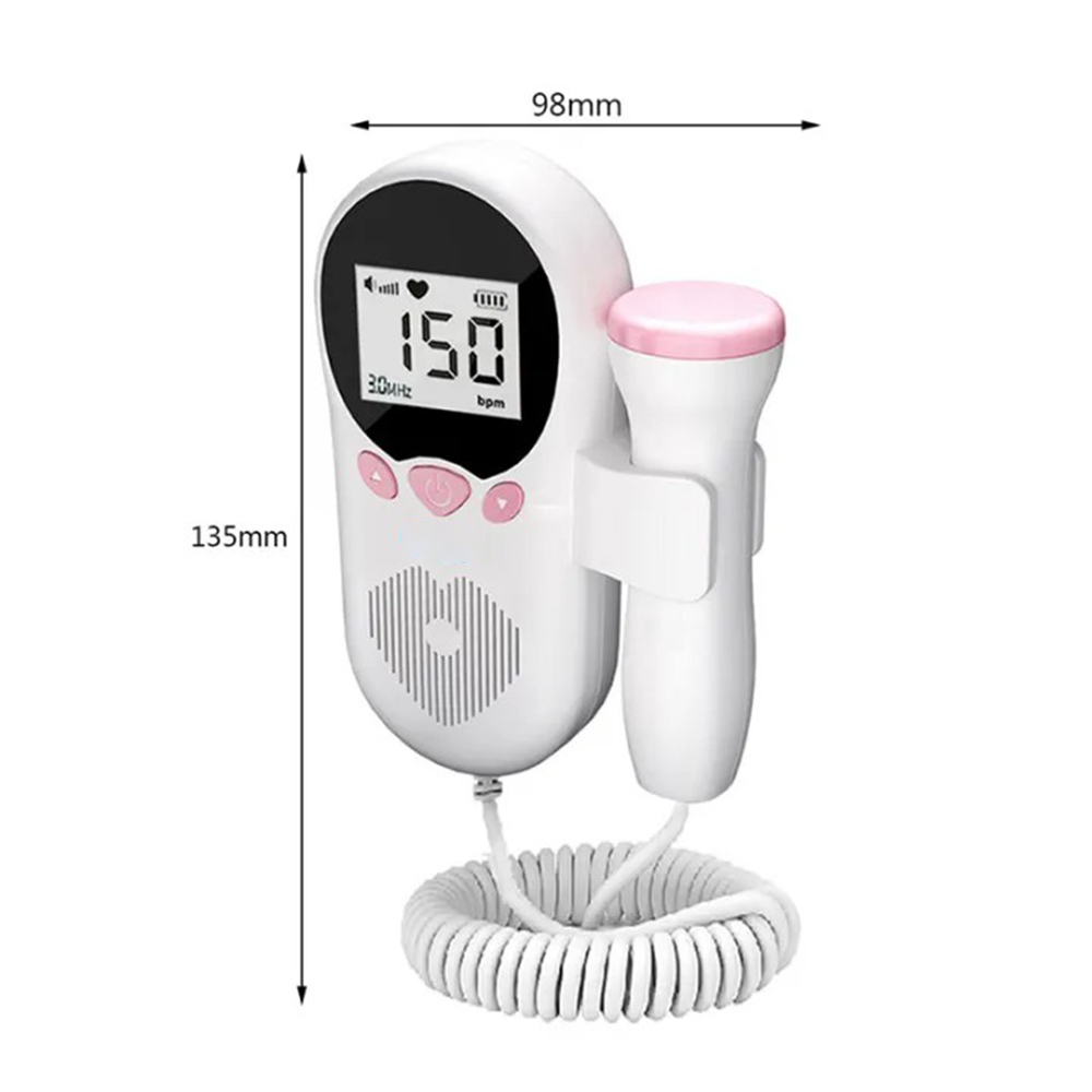NeoPulse Fetal Doppler - Accurate Baby Heartbeat Monitor with Large LCD ...