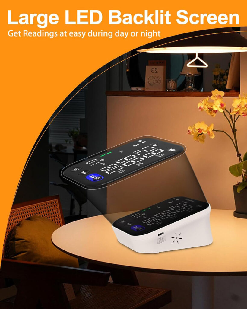 LifePulse Pro Personal Blood Pressure Monitor: Quick Readings on Large ...