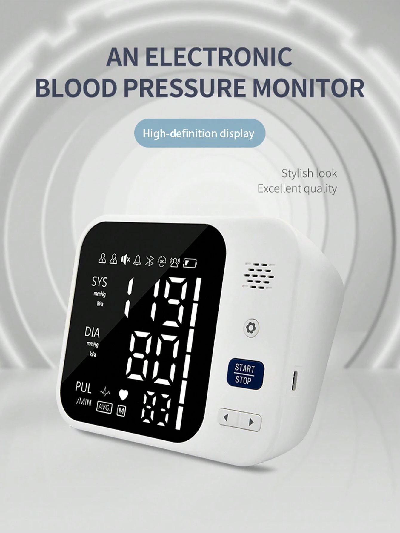 PulseEase Blood Pressure Monitor: Empower Yourself with Health Insights ...