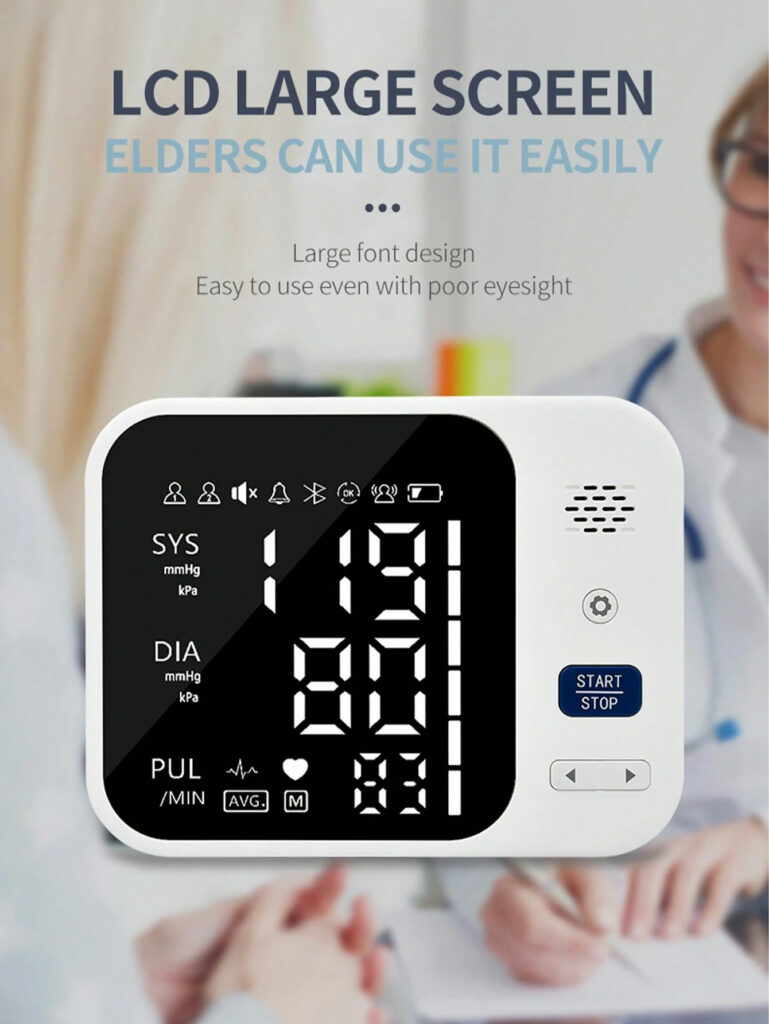 PulseEase Blood Pressure Monitor: Empower Yourself with Health Insights ...
