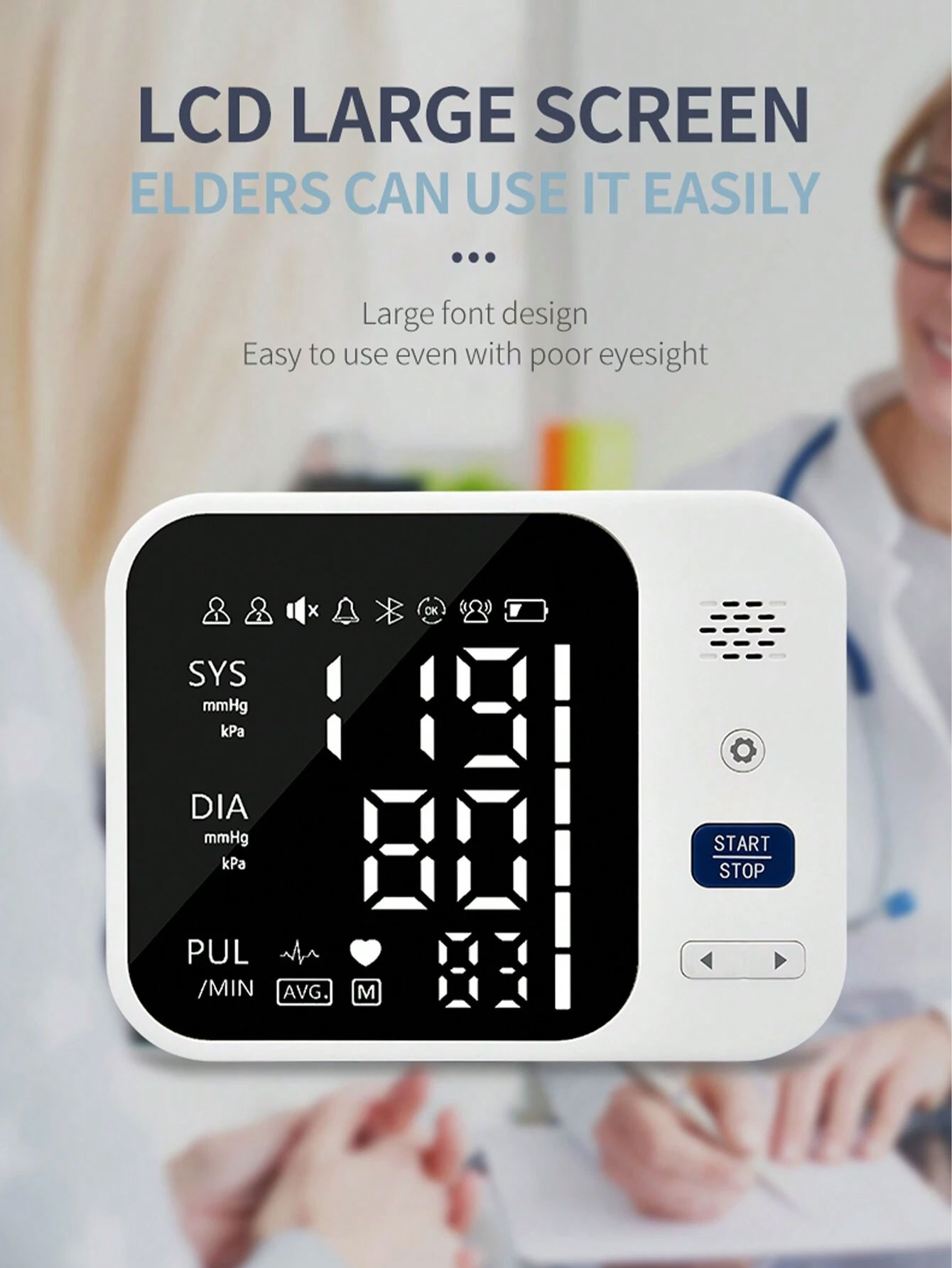 PulseEase Blood Pressure Monitor: Empower Yourself with Health Insights ...