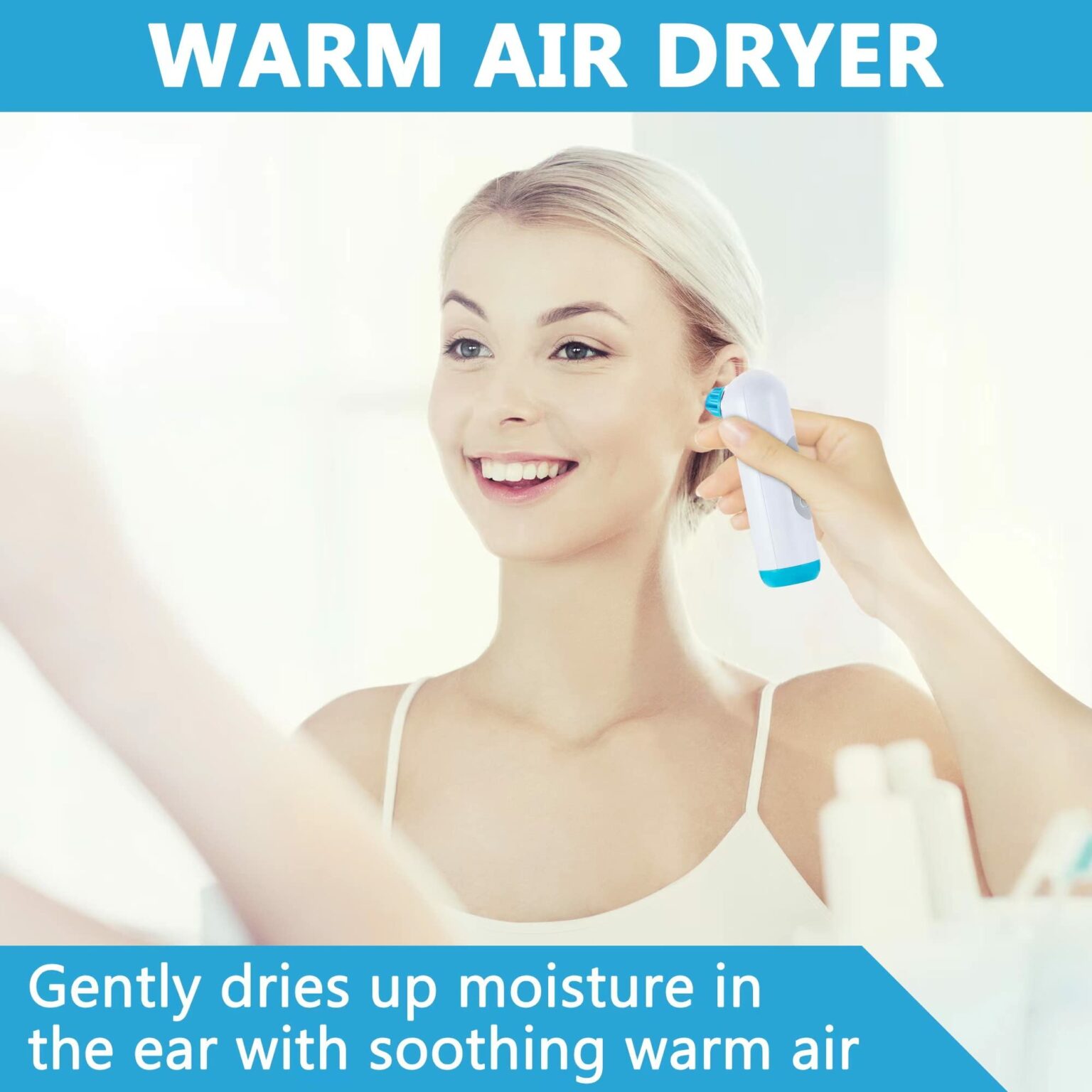 Portable AeroDry Ear Dryer with Warm Air - Safe & Effective Moisture ...